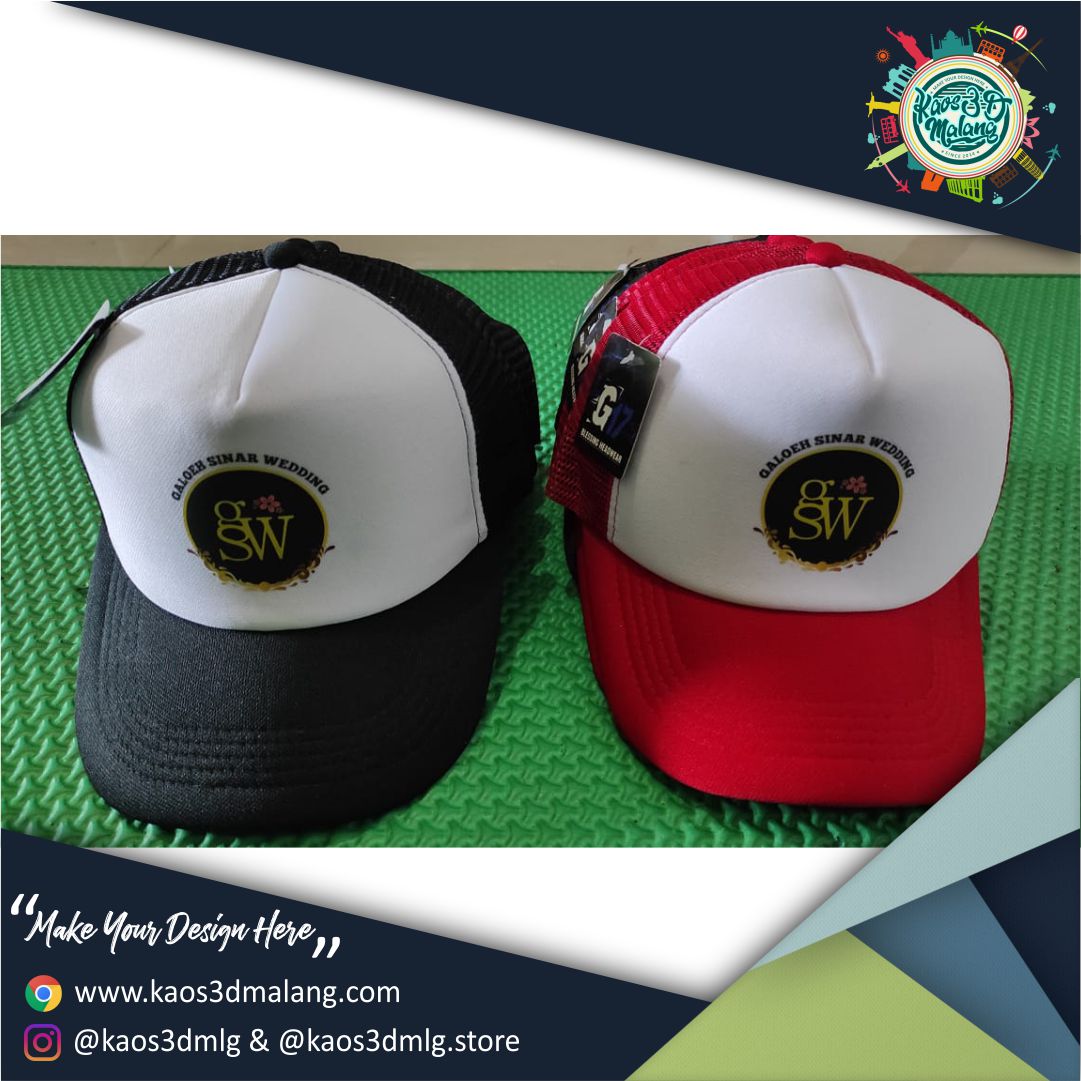 Buat Topi Satuan Kamu Disini! Murah, Kualitas Oke! | KAOS 3D MALANG